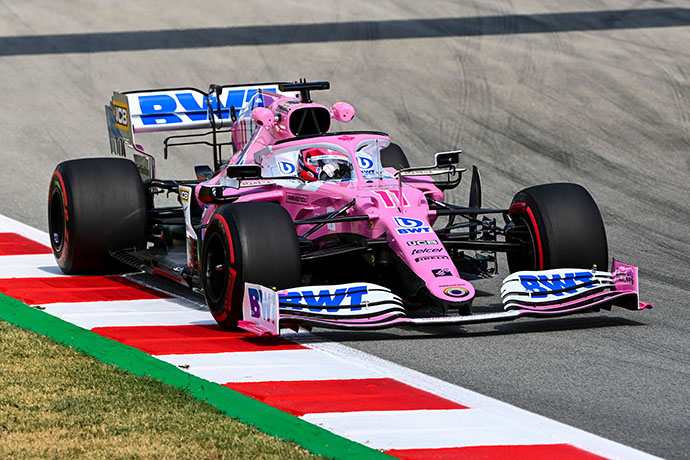 Viernes en España - Racing Point: Checo por delante de Lance en su regreso